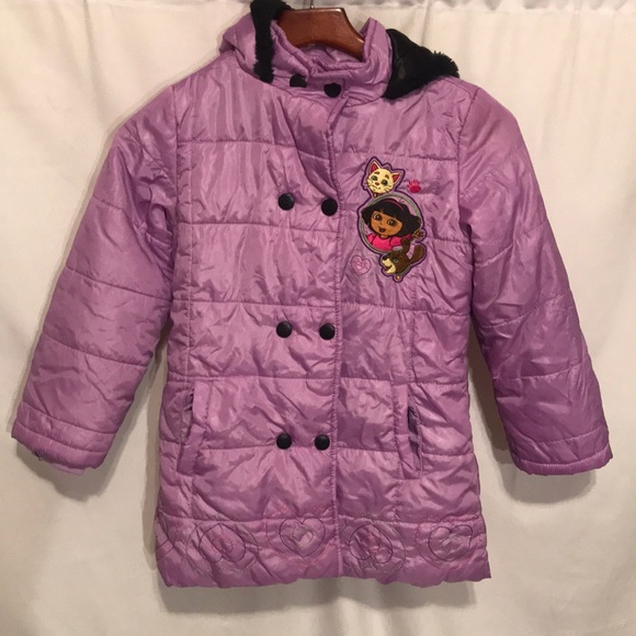 Nickelodeon | Jackets & Coats | Dora The Explorer Size 78 Coat | Poshmark